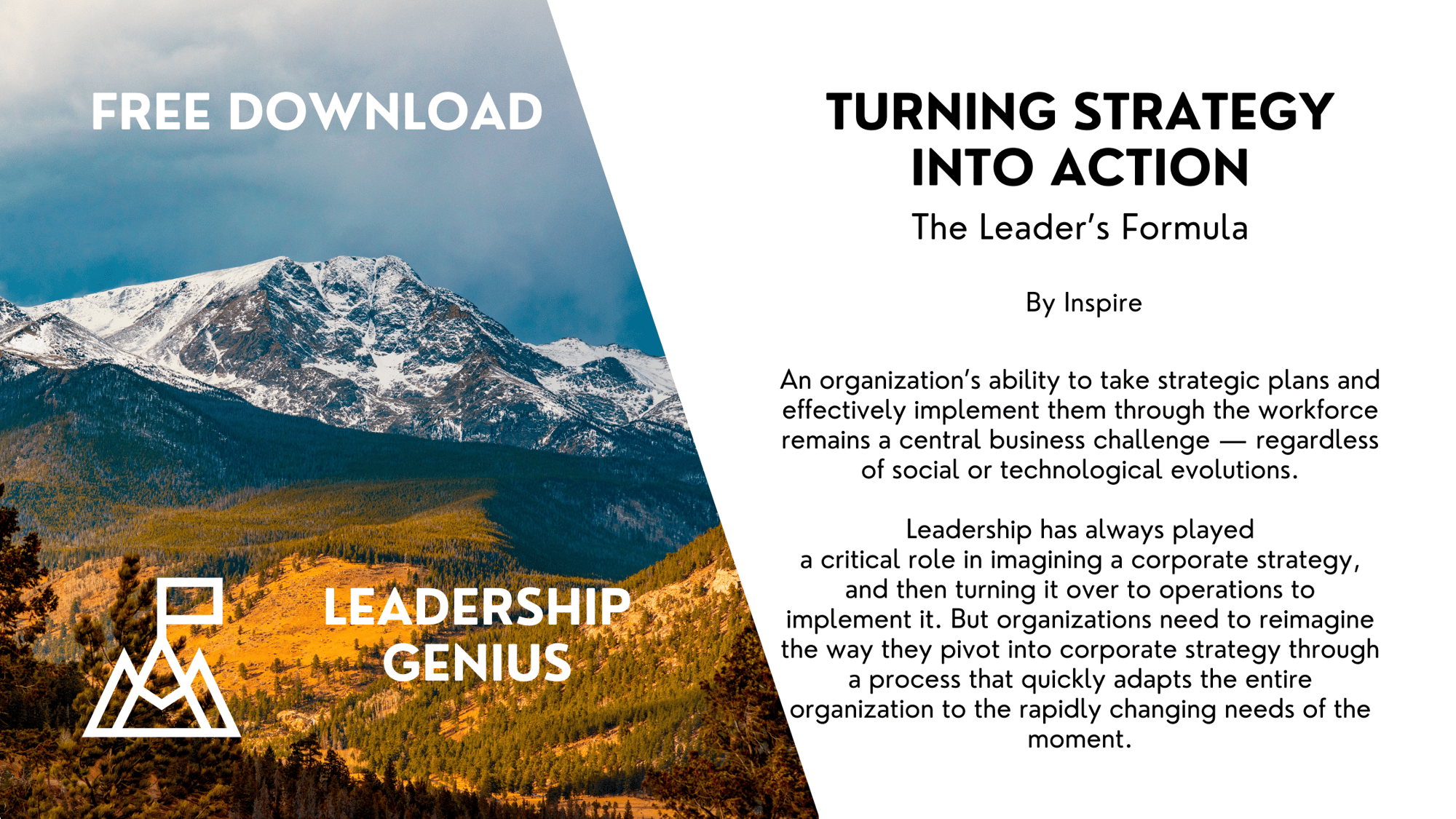 The Leader's Formula for Turning Strategy into Action | Inspire Software